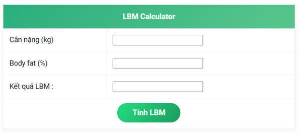 Lean Body Mass là gì? Cách tính LBM và thông tin sức khỏe