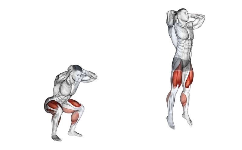 Jump Squat là gì? Cách tập Jump Squat đúng và hiệu quả nhất